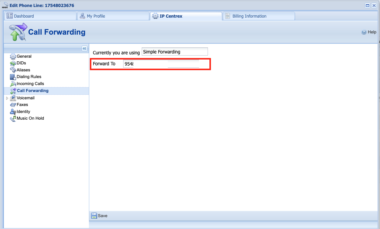 How to activate Call Forwarding from the Customer Self-Care Portal ...